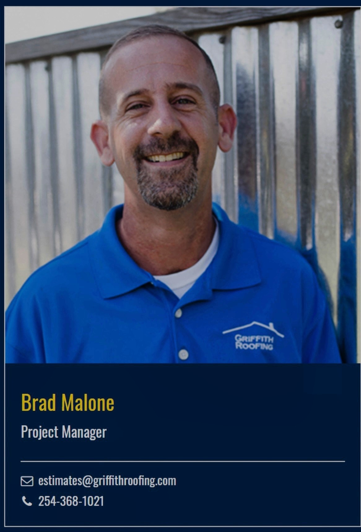 Brad Malone - Griffith Roofing | DFW | Dallas Ft. Worth